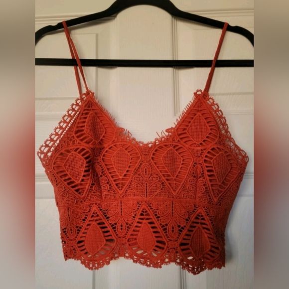 Say What? | Intimates & Sleepwear | Tillys Crochet Bralette Orange ...